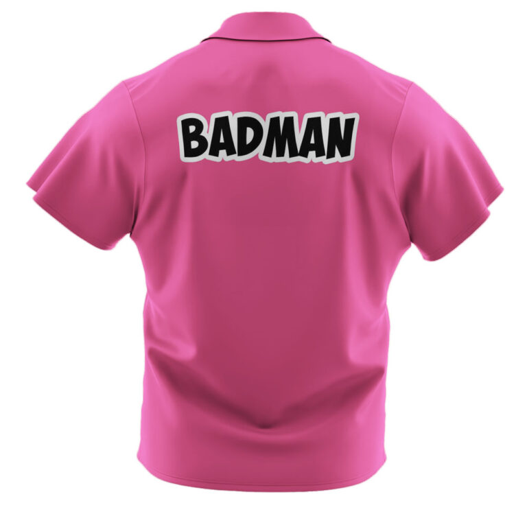 Dragon Ball Z Vegeta Badman Shirt PINK Button Up New | Tropi Hawaiian ...