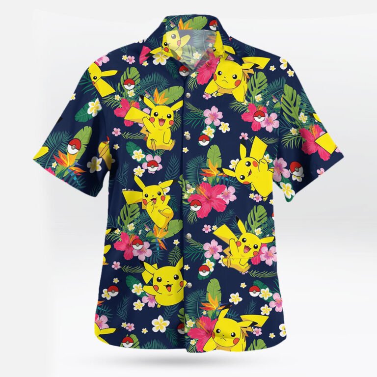 Pokemon Hawaiian Shirts Tropical Anime Aloha Shirts