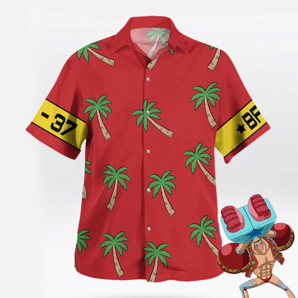 Franky BF-37 Cosplay Outfit Shirt From Fish-Man Island Saga | Tropi ...